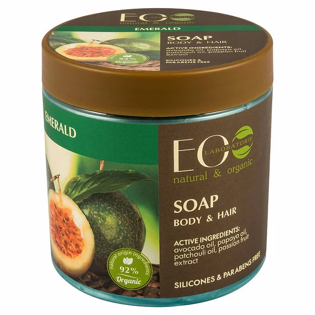 EO Laboratorie Organic Emerald Soap For Body And Hair – Wellness Terminal